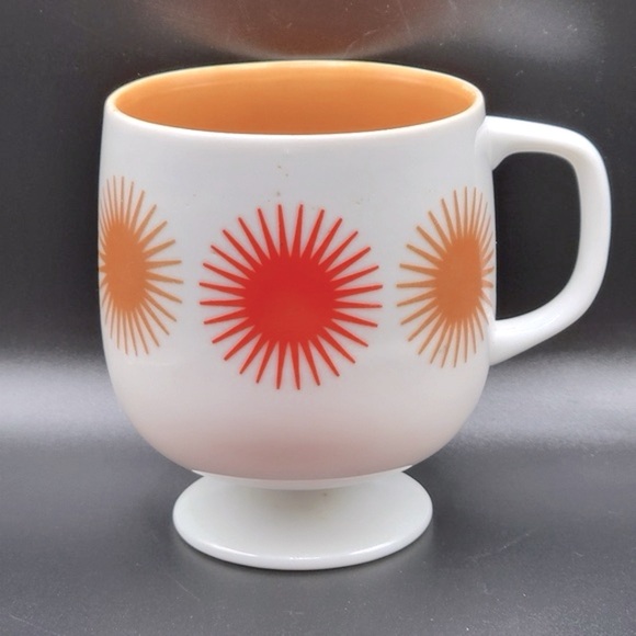 Holt Howard | Dining | Vintage Holt Howard Atomic Sunburst Orange Yellow Mugs 967epsteam | Poshmark